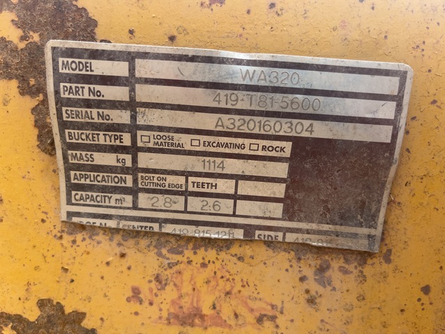 2016 Komatsu WA320-8 | Komatsu