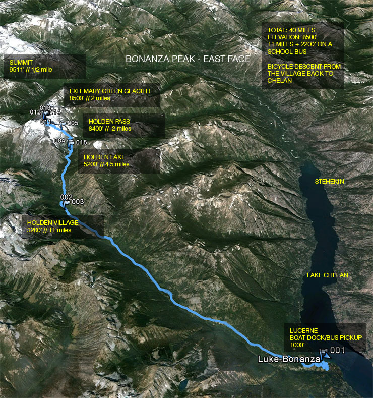 Bonanza Peak, East Face, North Cascades, WA | LIGHT AND DARKNESS
