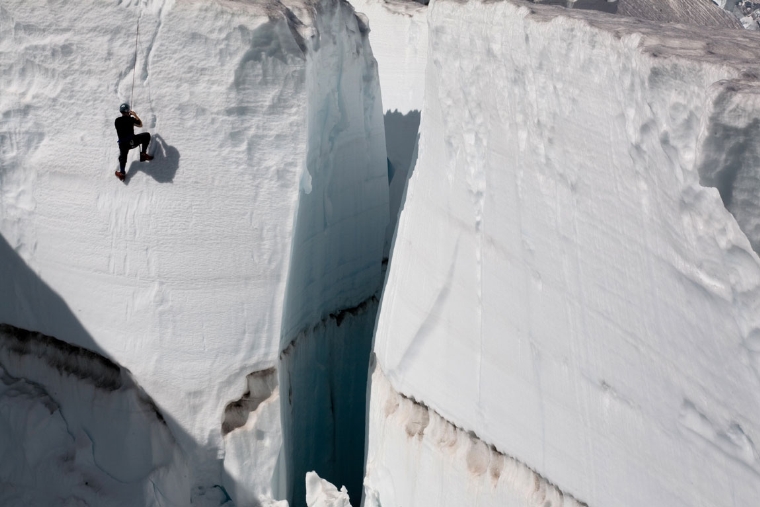 Crevasse Glacier Ladder