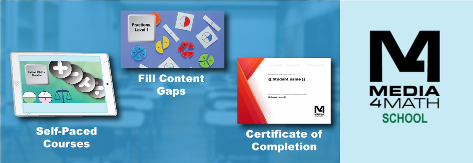 M4M School Landing Page | Media4Math