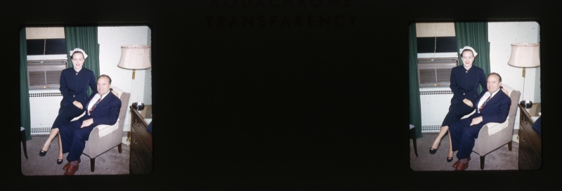 Man and Woman Sit in Chair | Harry S. Truman