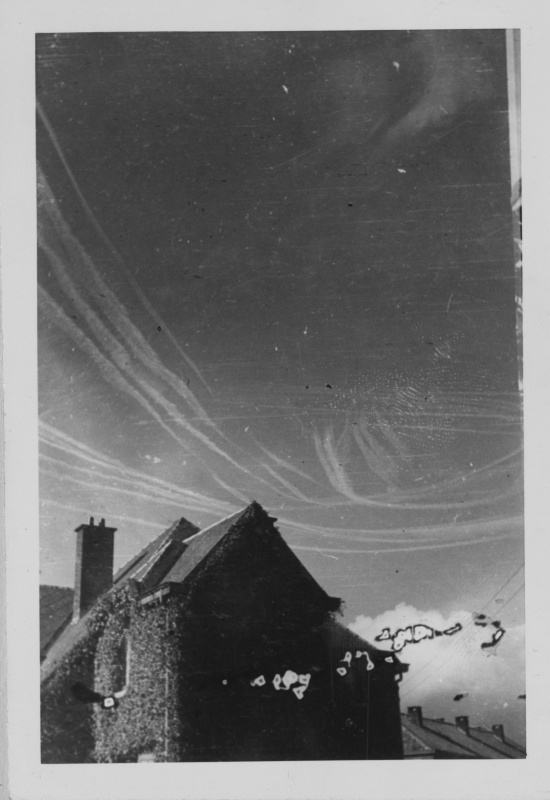 Vapor Trails in Sky During WWII | Harry S. Truman