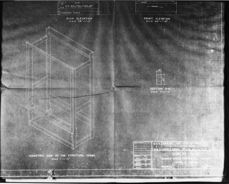 Display Case Blue Print | Harry S. Truman