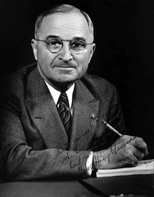 Harry S. Truman Autographed Portrait | Harry S. Truman