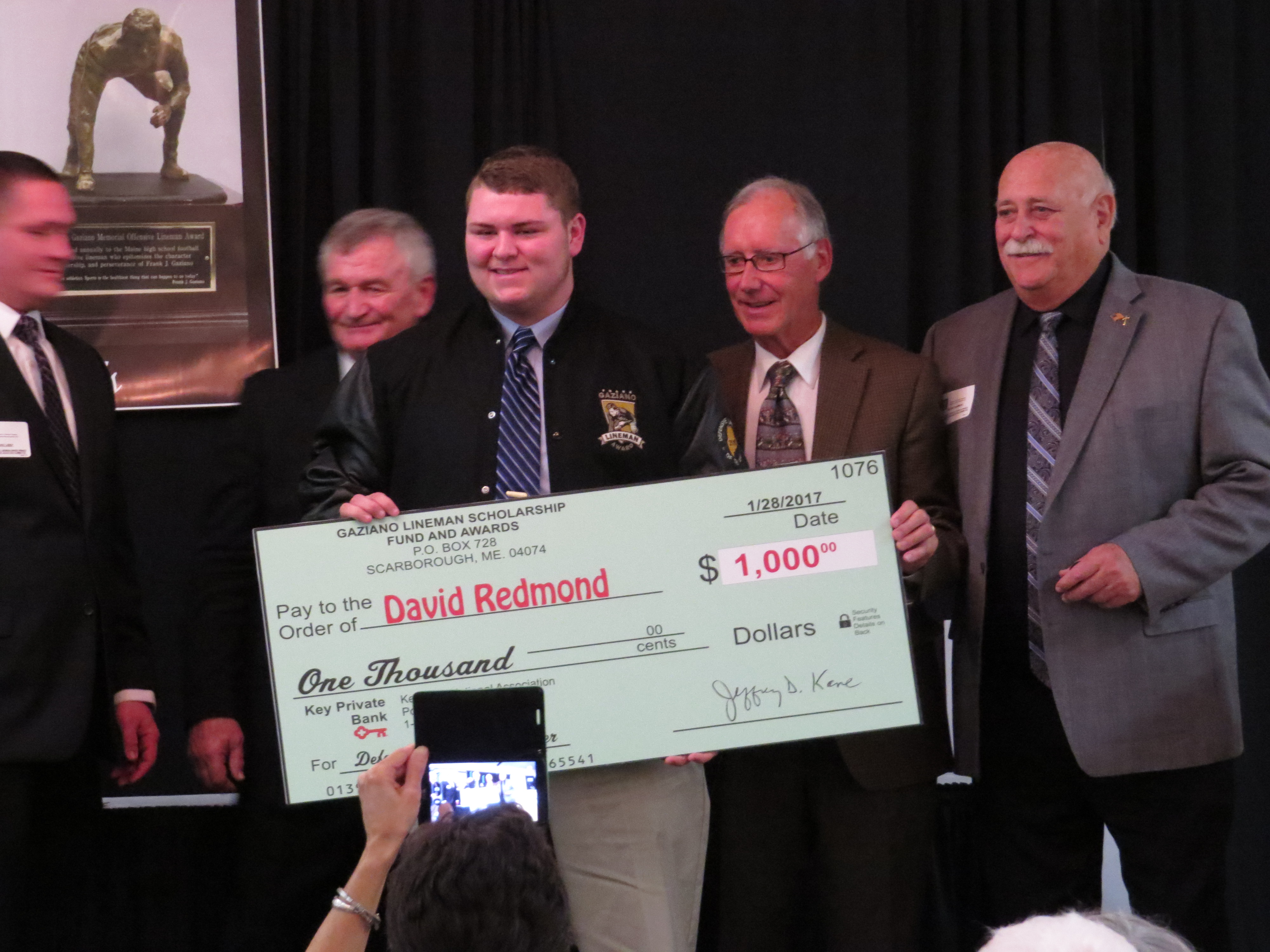 Frank J. Gaziano Memorial Offensive and Defensive Lineman Awards ...