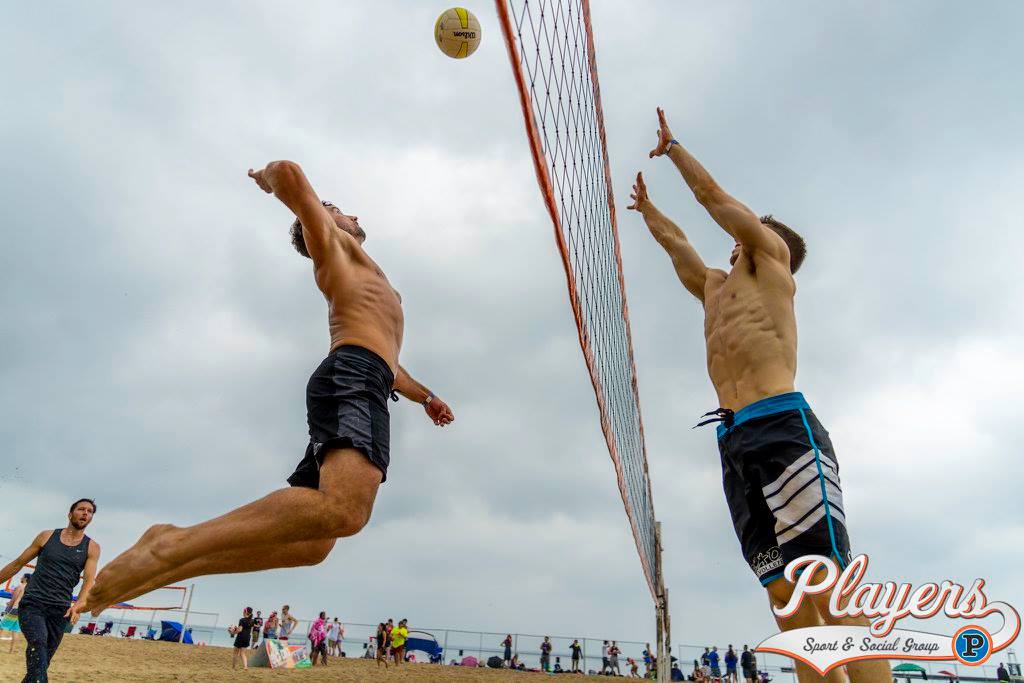 Beach Slap Party & Volleyball Tournament: Players Sport & Social Group ...