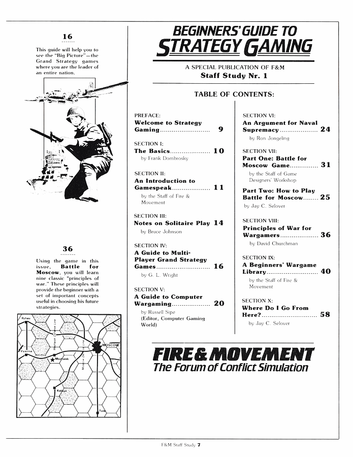 Beginners' Guide To Strategy Gaming - A Special Publication of Fire ...