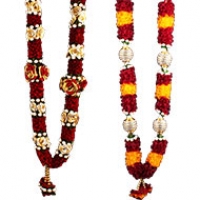 Buy Large Artificial Flower Garland (Mala) For God Online - Rudraksha ...