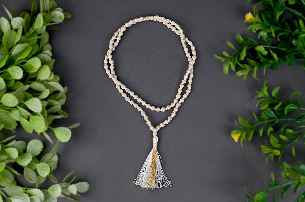 Get a Tulsi mala with original tulsi beads @INR 225 - Rudraksha ratna ...