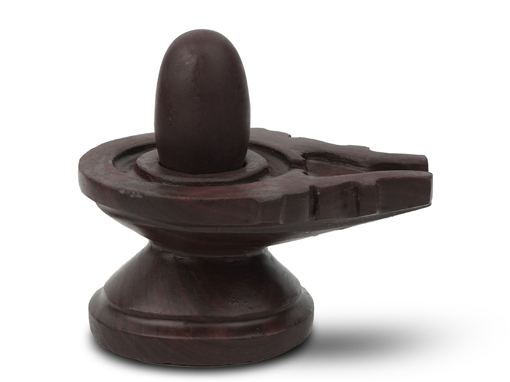 Narmada Lingam with Stone Yoni Base - V