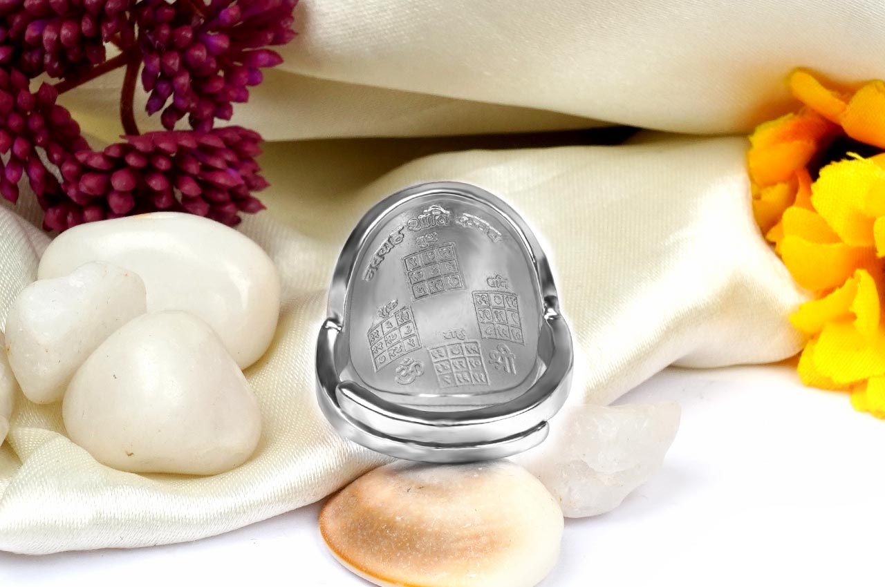 Navgraha Shanti Ring in Silver - Rudra Centre