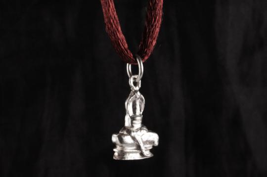 Shivling Locket in Pure Silver - I - Rudra Centre