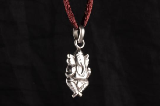Ganesh Locket in Pure Silver - Design XXV - Rudra Centre