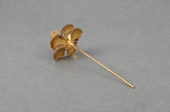 Buy Red Jaswanti - Hibiscus in pure silver online From India- Rudraksha ...