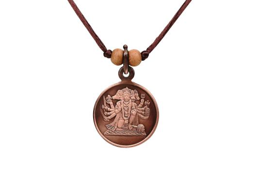 Hanuman Yantra Copper Locket Rudraksha Ratna - Rudra Centre