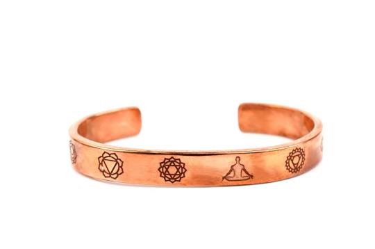 Copper Kada With Criss Cross Design (CK40) - Rudraksha Ratna