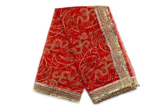 Navratri Devi Chunni Puja Altar Cloth - II - Rudra Centre