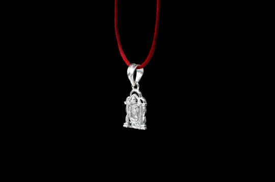 Tirupati Balaji Locket in Pure Silver - III - Rudra Centre