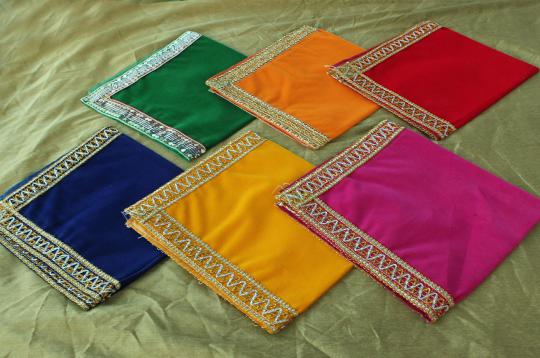 Buy Designer Velvet Silver Tikli Altar Cloth Online @ Low Price ...