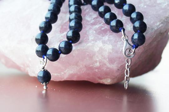 Blue Sapphire Mala