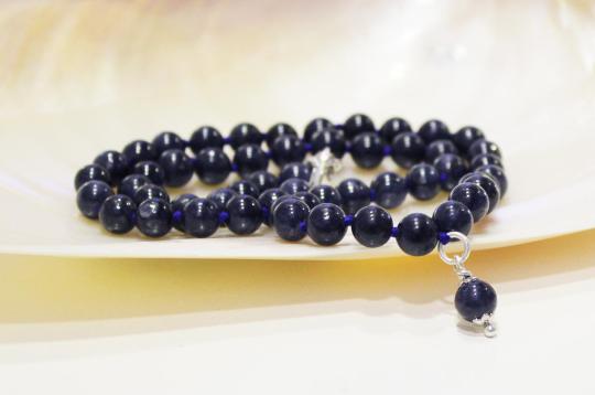 Blue Sapphire Mala