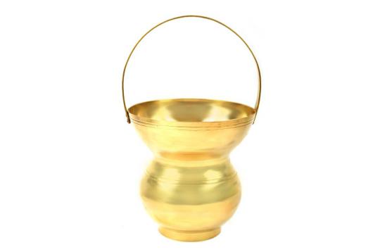 Buy Online Brass kamandal With sturdy handle- Rudraksha Ratna
