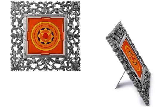 Shop Online Pratyangira Yantra on Silk with Frame @ Best Cost Rudra ...