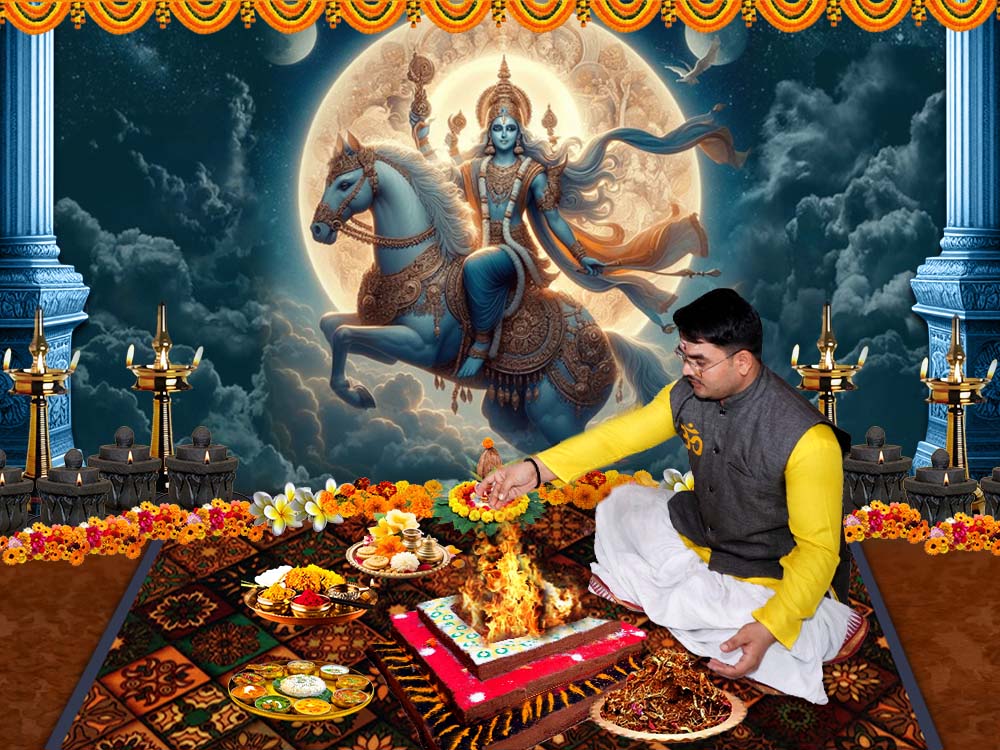 Monthly Chandra Grah Shanti Puja and Homa - 1 Month