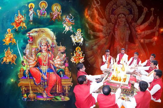 Navchandi Puja Paath and Yajna - 1 day puja