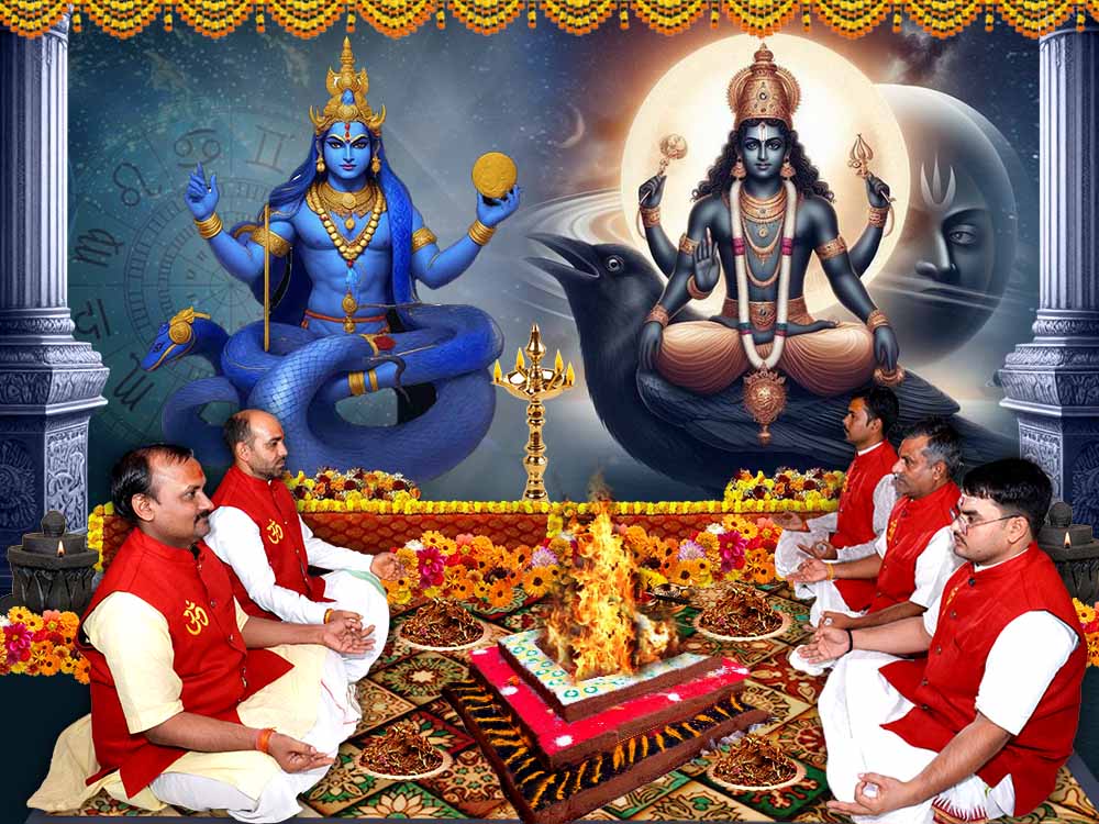 Book online Shrapit Dosh Nivaran puja | Shani Rahu Shrapit dosh Pooja