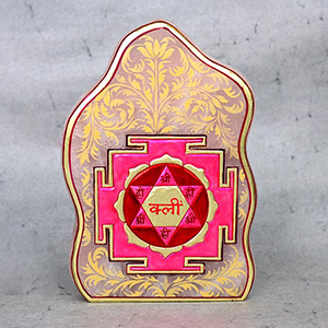 Buy Online Kamdev Ratna Shakti Yantra on Rose Quartz Gemstone @ Low ...