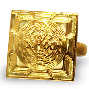 Buy Shree Yantra Meru Ring in Gold