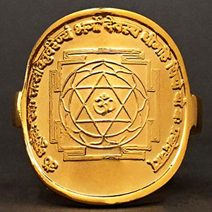 Buy Shree Gayatri Yantra Ring in Pure Gold