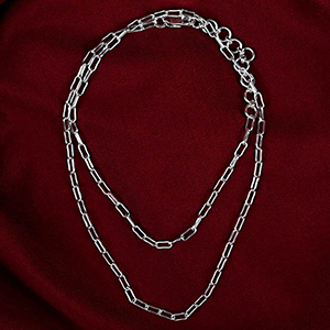 925 Sterling Twisted Silver Chain
