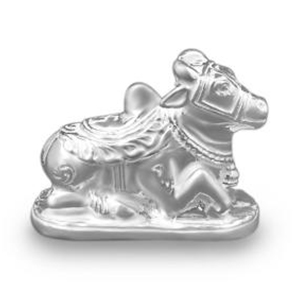 Buy Nandi Statue in Pure Silver Online @ Best Price - Rudraksha Ratna