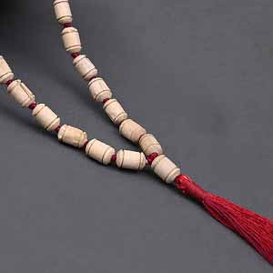 White Tulsi Mala - Design III