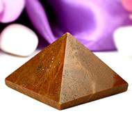 Pyramid in Yellow Jasper - Rudraksha Ratna