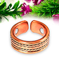 Pure Unique Design Tamba Ring Online @ Low price - Rudraksha ratna