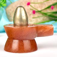 Parad Lingam in Yellow Jade Yoni Base Jaldhari - 277 gms