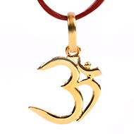 Om Locket in Pure Gold - Design IX