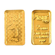 2 Gm Pure Gold Bar 24K