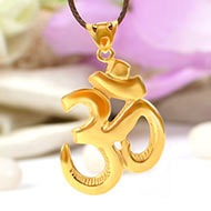 Om Locket in pure Gold - 3.08 gms