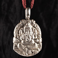 Ganesh Locket in Pure Silver - Design XXIII