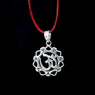 Om Locket in Pure Silver - VIII