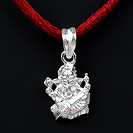 Ganesha Pendant, Silver Ganesh locket, Gold Ganesh Pendant - Rudraksha ...