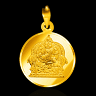 Pratyangira Yantra locket on Rosewood - Rudra Centre