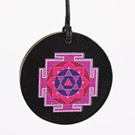 Pratyangira Yantra locket on Rosewood - Rudra Centre