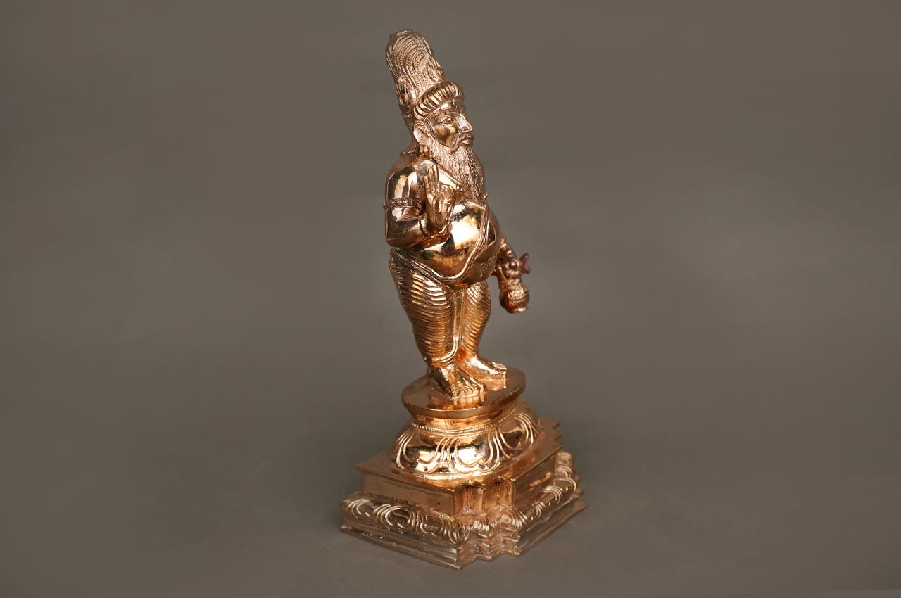 Agastya Rishi (Agathiyar) Bronze Idol - Rudra Centre