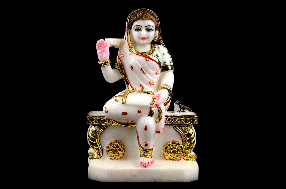 Dus Mahavidya Marble Idols Set of 10 - Rudra Centre