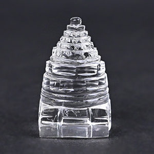 Sphatik Crystal Quartz Shree Yantra - 36 gms
